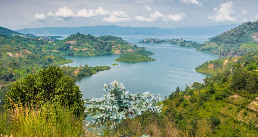Actividades turísticas en el lago Kivu Ruanda